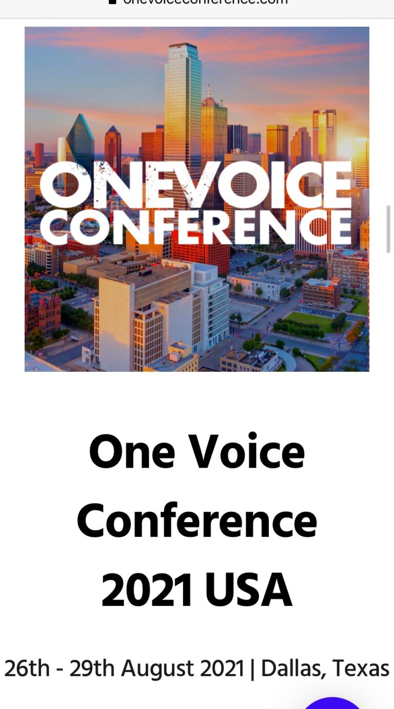 The One Voice Conference USA; Don’t Miss it!! - Laura Schreiber Voice